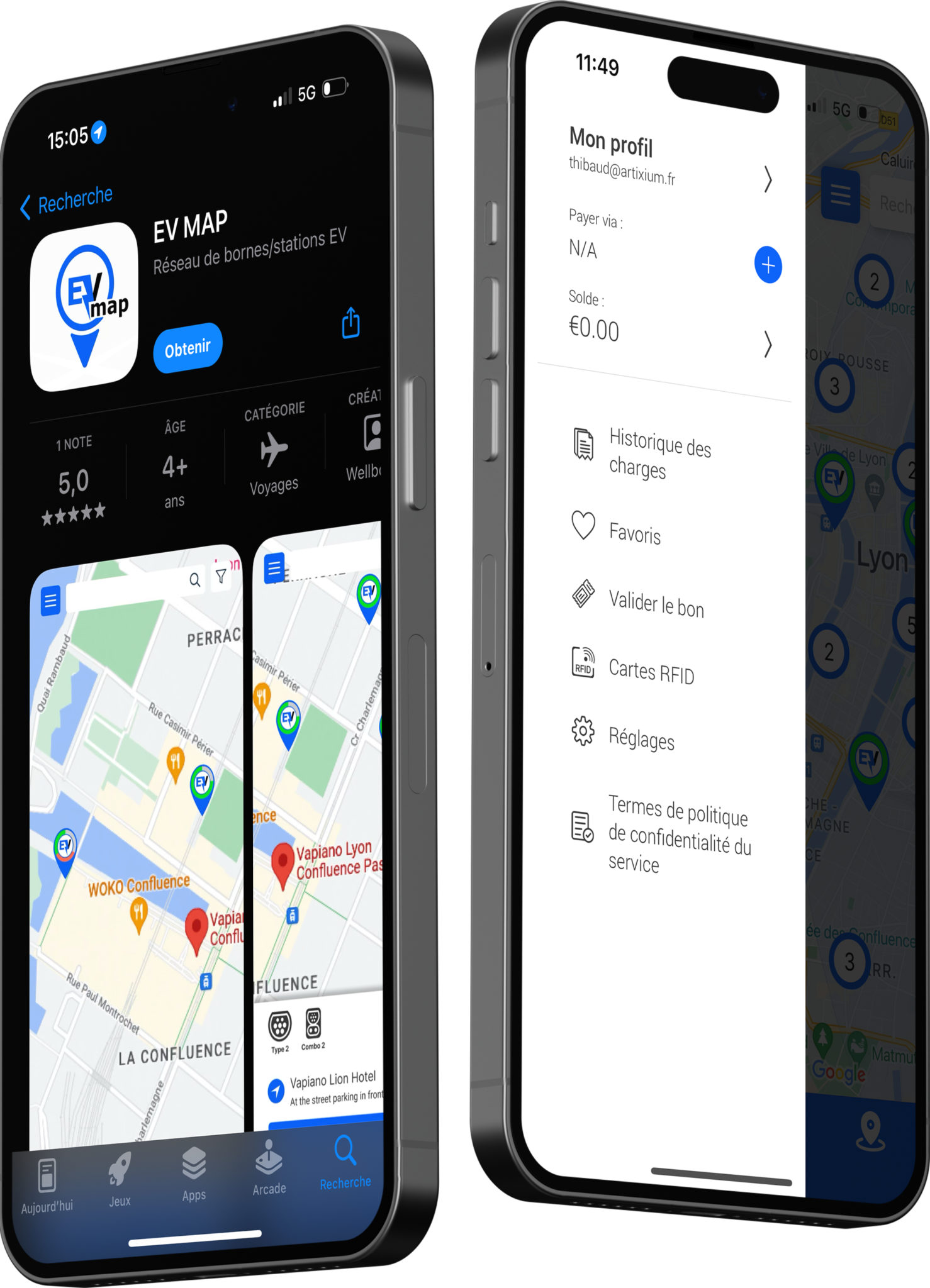 EV MAP | Naviguez librement Rechargez facilement - EVMAP